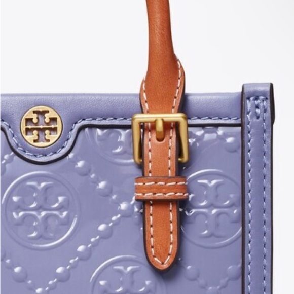 Tory Burch | Bags | Tory Burch T Monogram Embossed Leather Tote ...